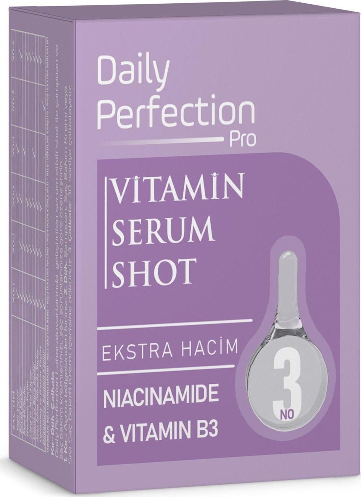 Daily Perfection Pro Vitamin Serum Shot No:3 Ekstra Hacim 2X6 Ml - idefix