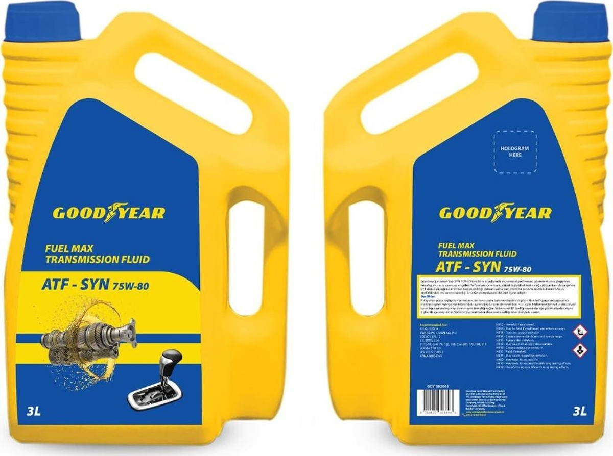 Goodyear ATF-SYN 75W-80 3 LİTRE ŞANZIMAN YAĞI - idefix
