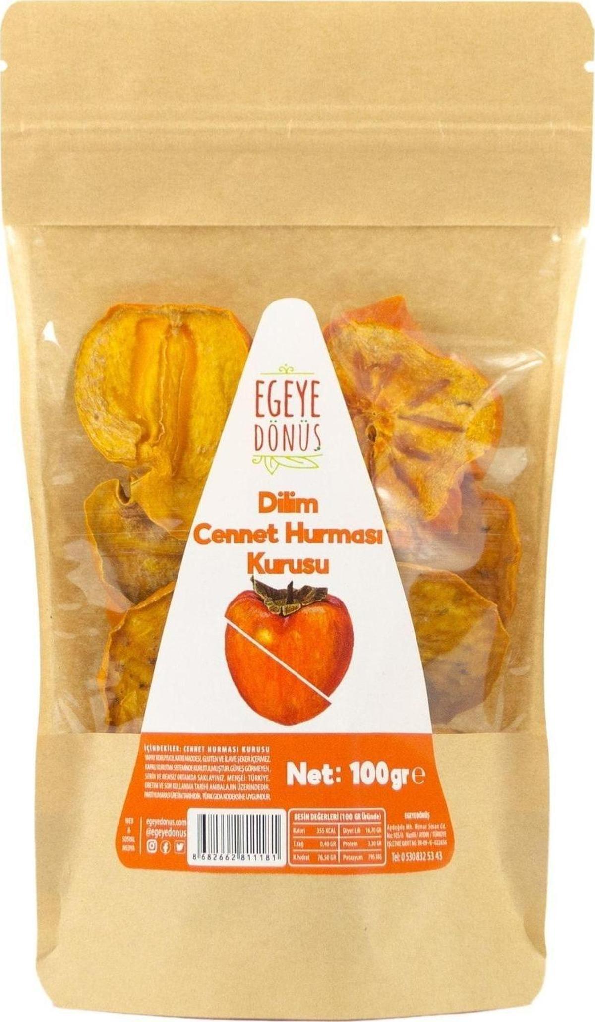 Egeye Dönüş Şekersiz Trabzon Hurması-cennet Elması-cennet Hurması ...