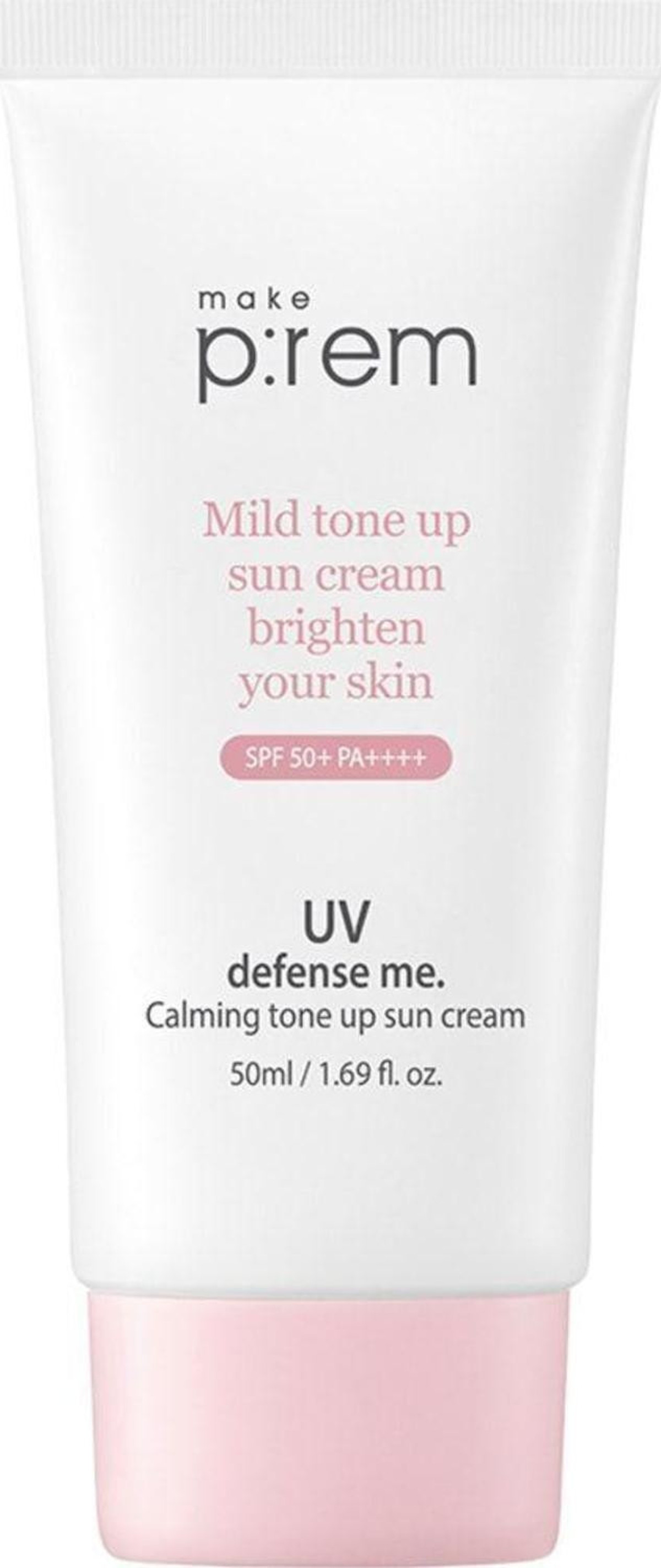 Make P:rem Make Prem Uv Defence Me. Calming Tone Up Sun Cream 50 ml Ton ...