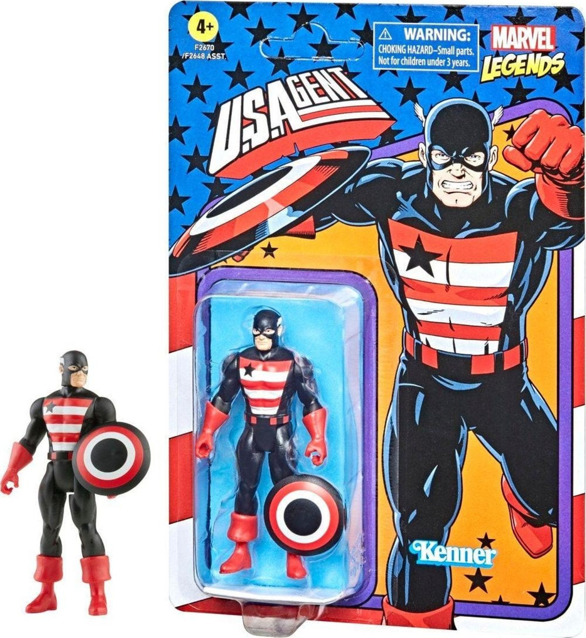 Hasbro Marvel Legends Retro 375 U.S. Agent Aksiyon Figürü - idefix