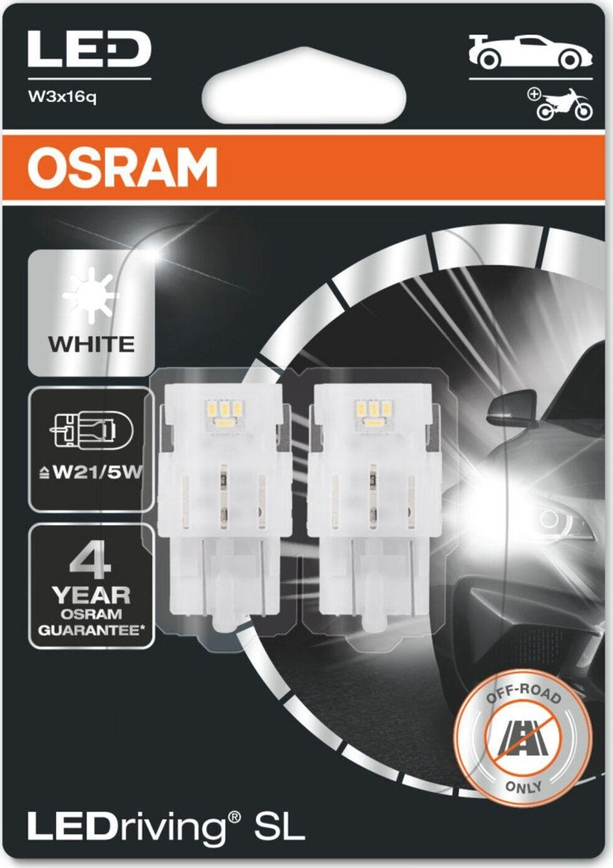 Osram T20 Çift Devreli Led Ampul Beyaz 12V 7515Dwp.02B (1 Takım-2 Adet)