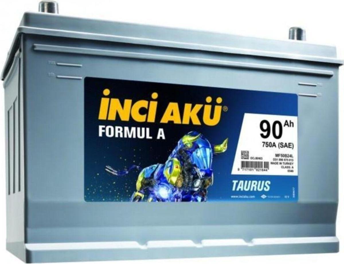 İnci Akü Formul A Taurus Asia 12V 90 Ah 750Cca Yeni Tarihli - idefix