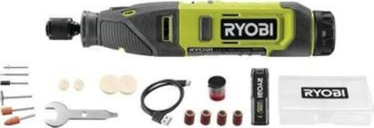 Ryobi Rrt4-120ga15 Akülü Gravür Seti 15 Parça Aksesuarlı - idefix