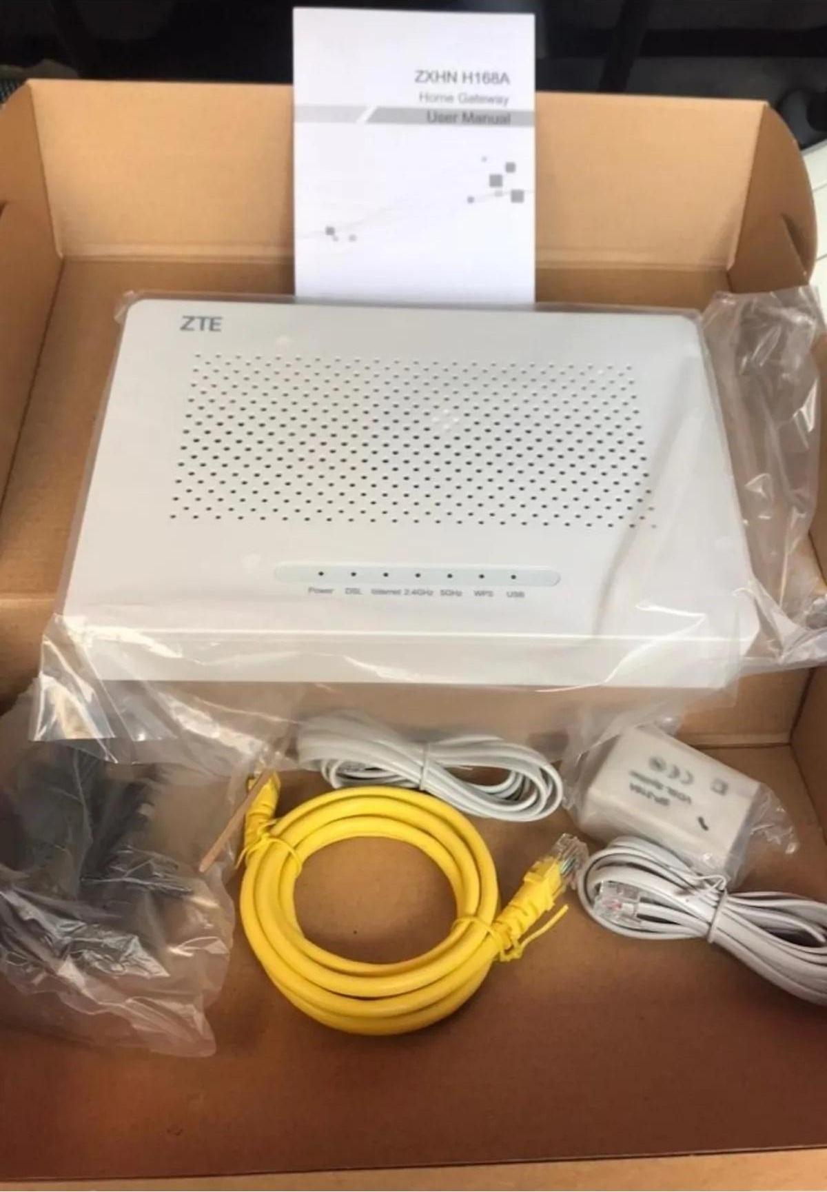 ZTE ZXHN H168A 4 Port 1200 Mbps 5GHz VDSL2 Modem - idefix