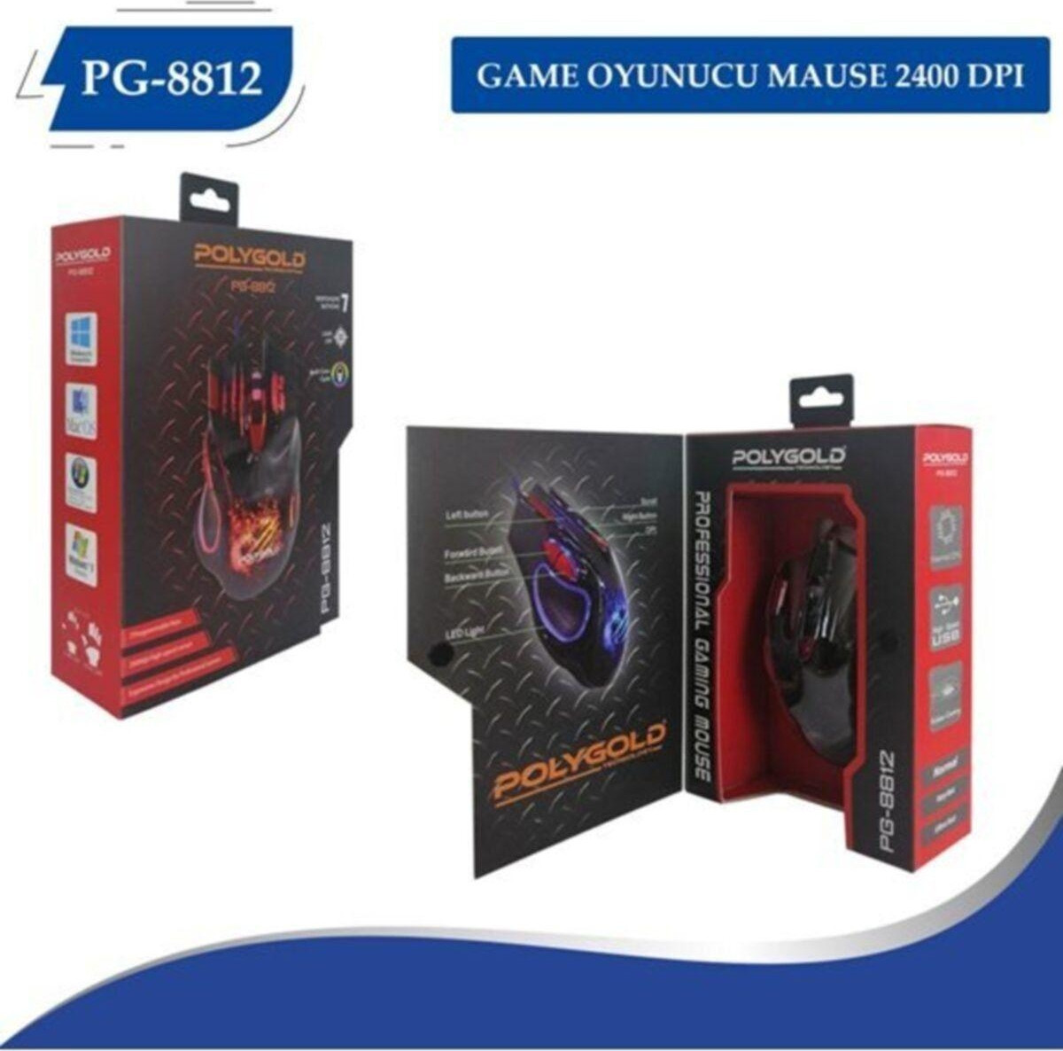Polygold Pg-8812 Gaming Mouse - idefix