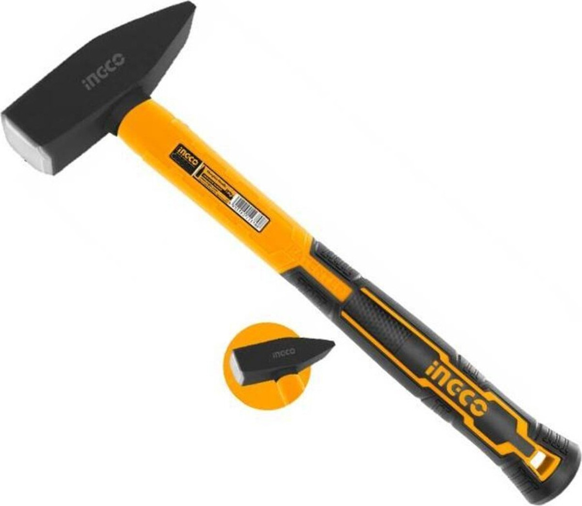 İngco Hmhs81001 Fiberglass Saplı Makinist Çekiç 100G - idefix