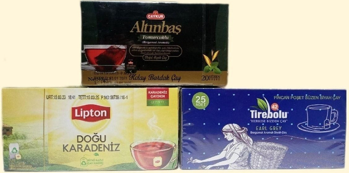Çaykur Altınbaş, Lipton Doğu Karadeniz, Tirebolu Bergamotlu Bardak ...