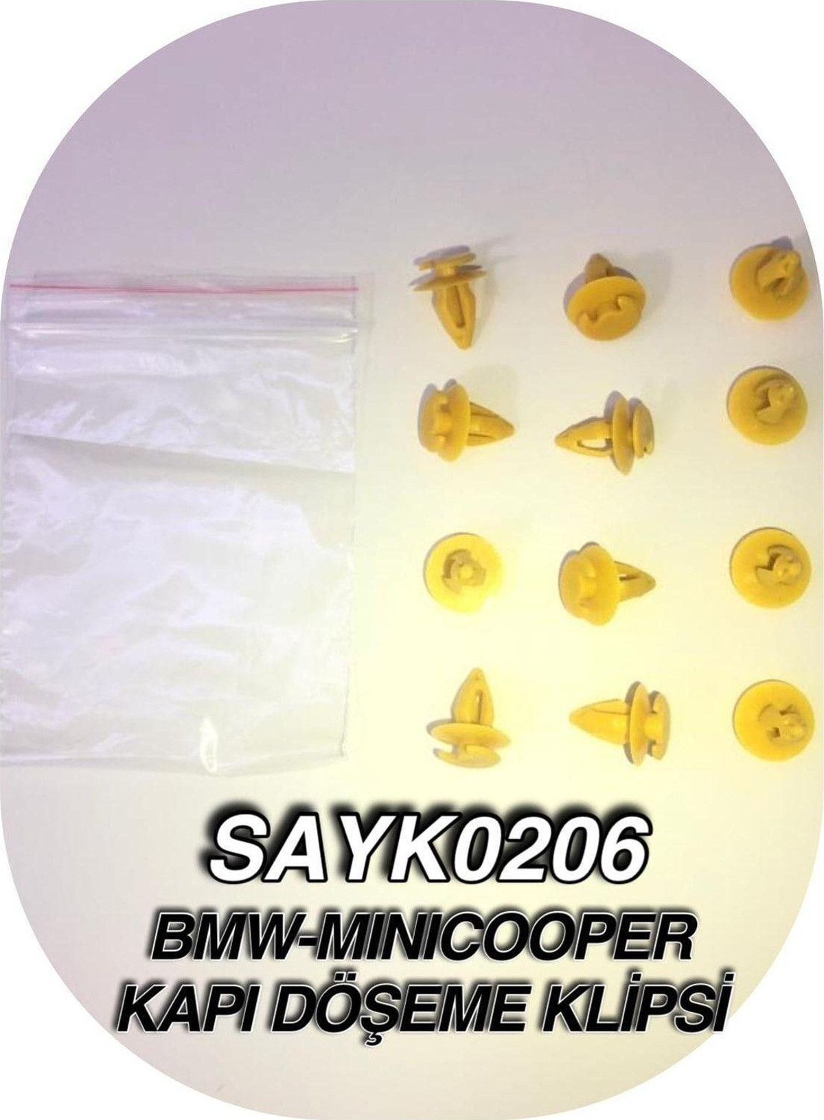 Say Bmw Minicooper Kapı Döşeme Klipsi Beyaz - idefix