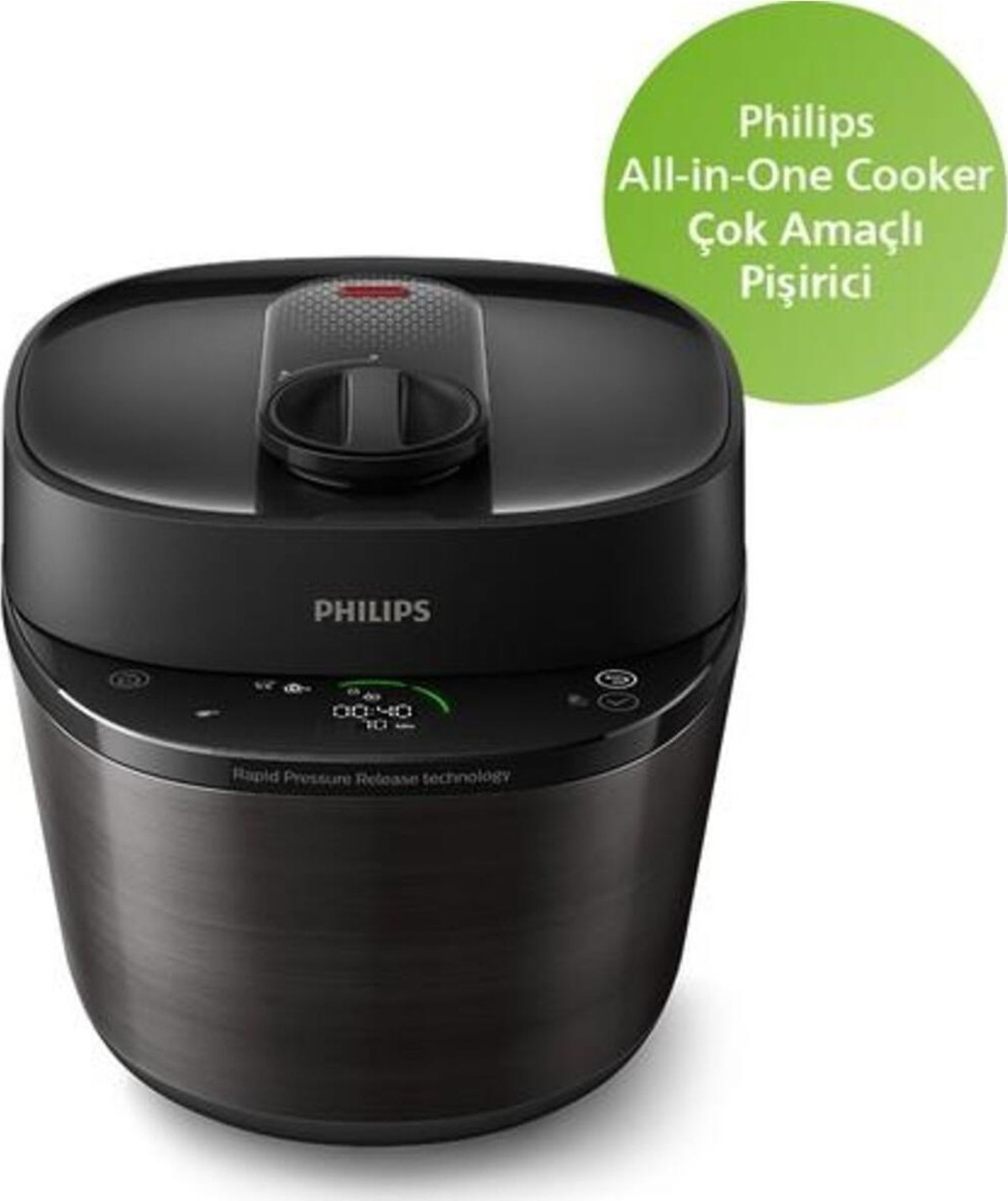 Philips HD2151/62 Çok Amaçlı Basınçlı Pişirici 5Lt All in One Cooker