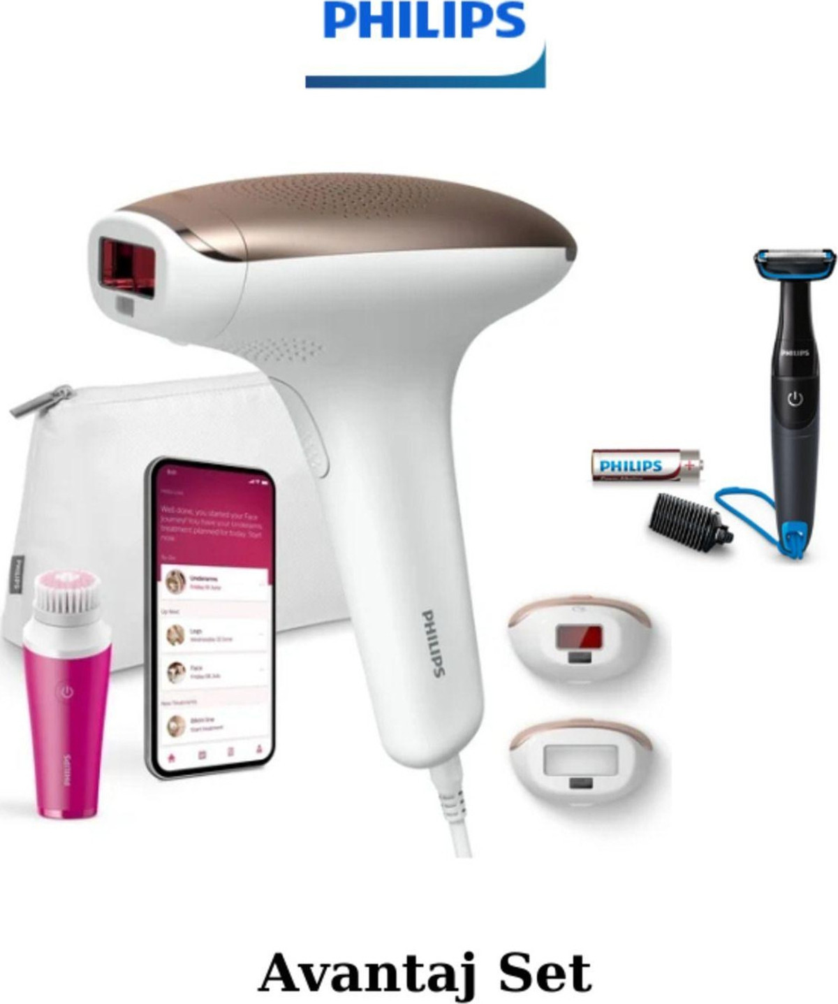 Philips Lumea Advanced BRI924 IPL Lazer Epilasyon Aleti ve Lazer Öncesi ...
