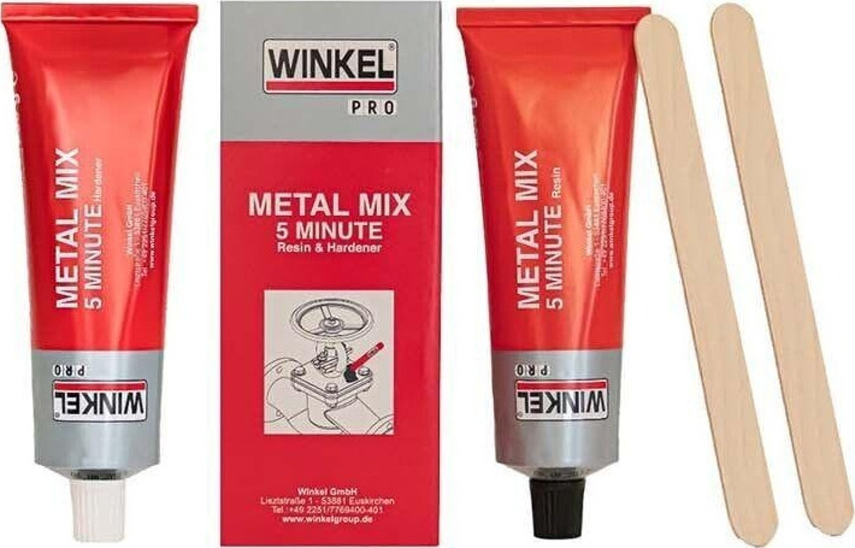 Winkel Pro Metal Mix 5 Minute Metal Seramik Tamir Dolgu Epoksi Yapıştırıcı