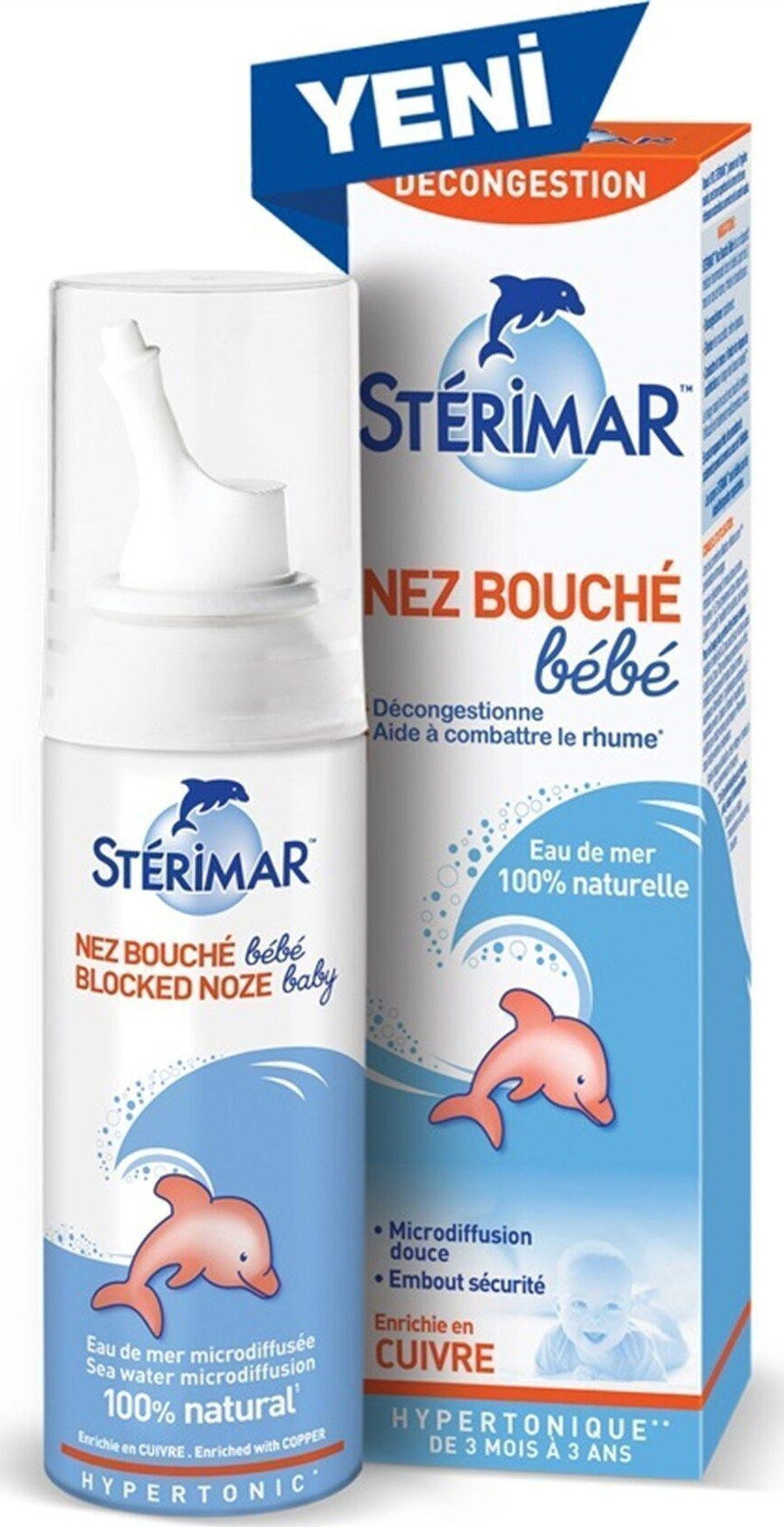 Sterimar Baby Burun Spreyi Blocked Nose Hipertonik Sprey 100 Ml - idefix