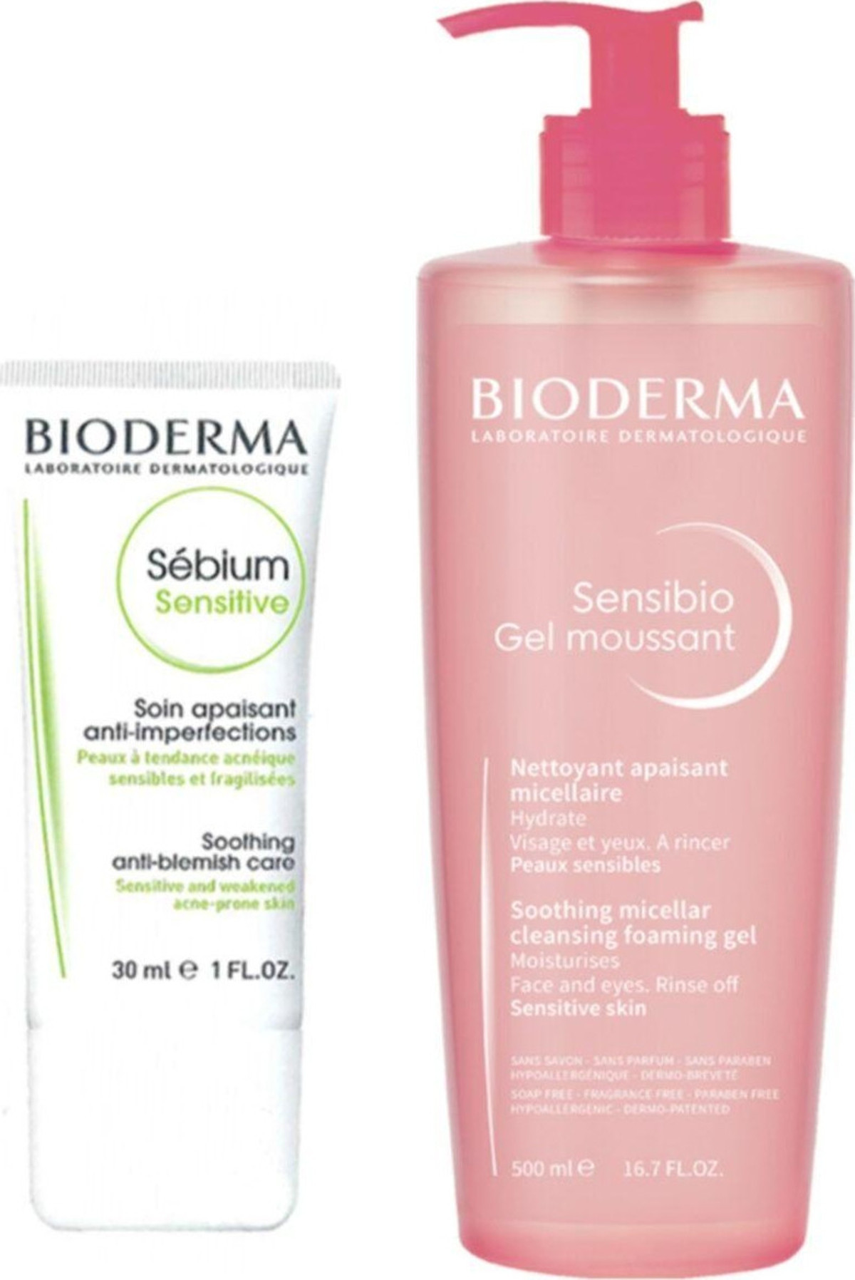Bioderma Roaccutane Bakım Seti | Yatıştırıcı Krem Temizleme Jel ...
