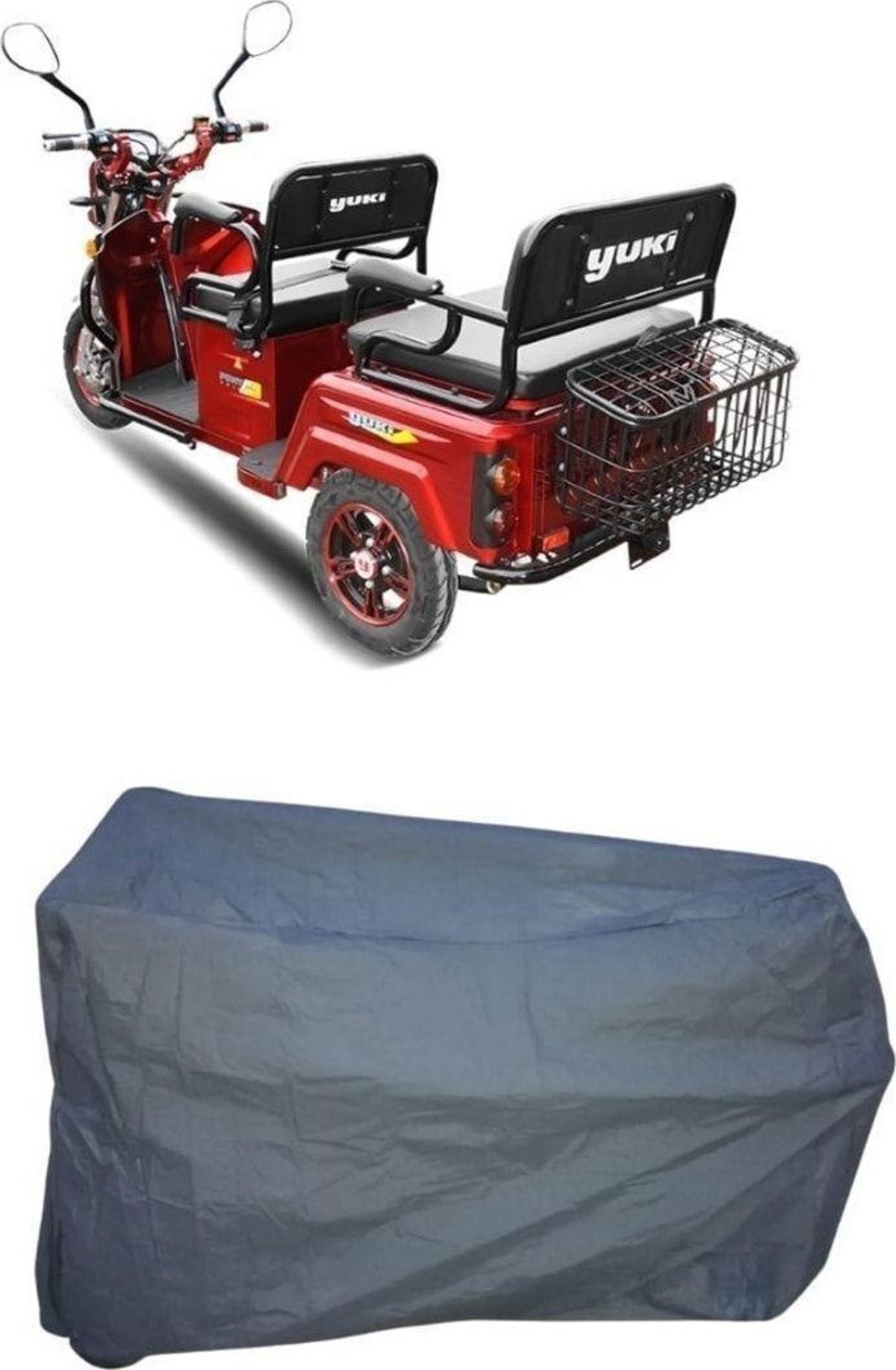 Maxdurable Elektrikli 3 Tekerli Tekerlekli 3 Kişilik Motor Motosiklet ...