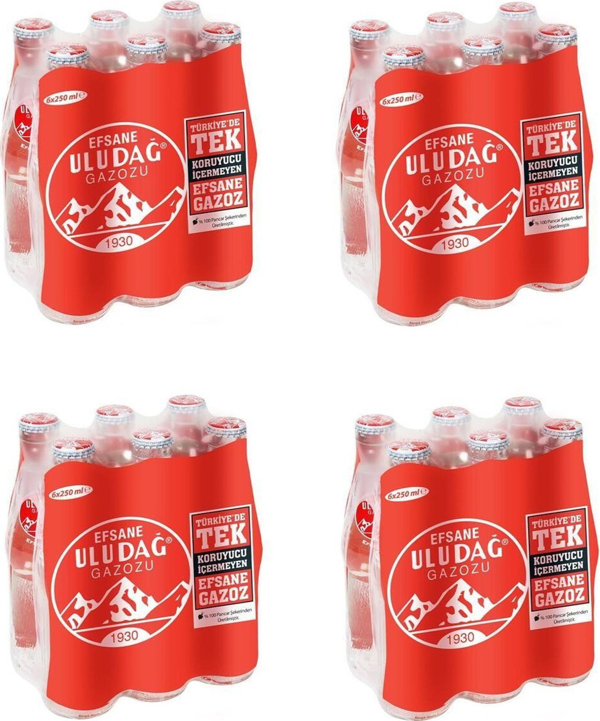 Uludağ Efsane Gazozu 250 Ml X 24 Adet - idefix