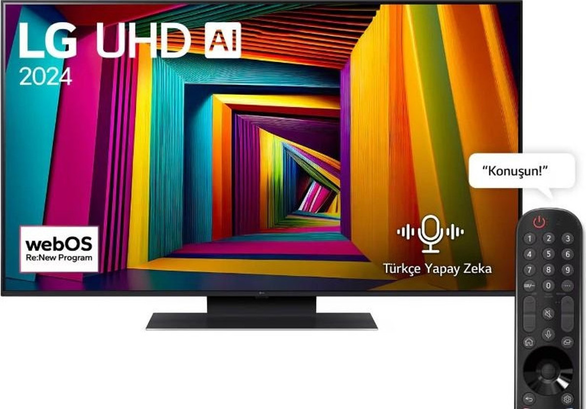 LG 50UT9100LA 50" 127 Ekran Uydu Alıcılı 4K Ultra HD Smart webOS Smart ...