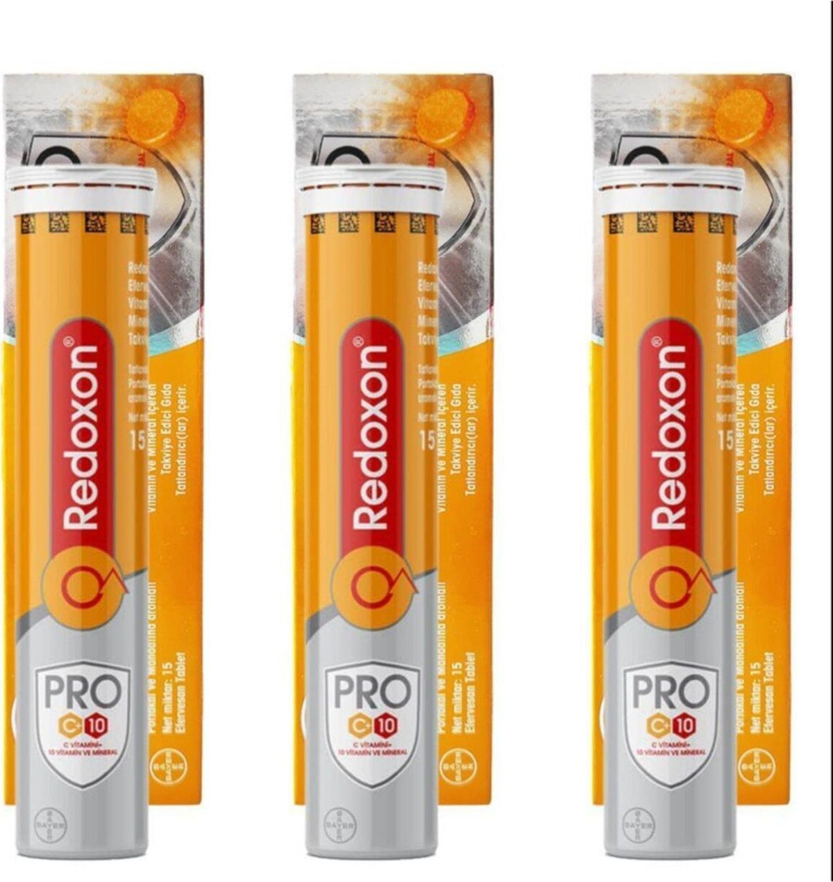 Redoxon Pro Vitamin C 1000mg Efervesan 15 Tablet | 3 Adet - idefix