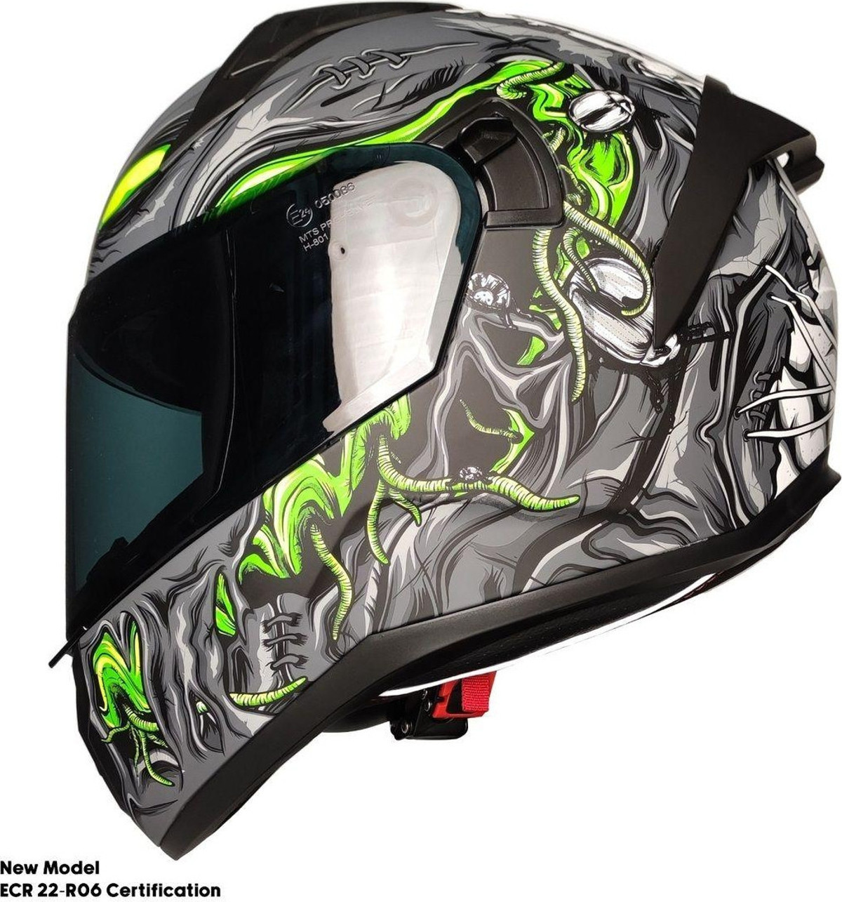 Motoanl Motosiklet Kask Ece 22.R06 Sertifikalı Double Vizör Fiber Motor ...