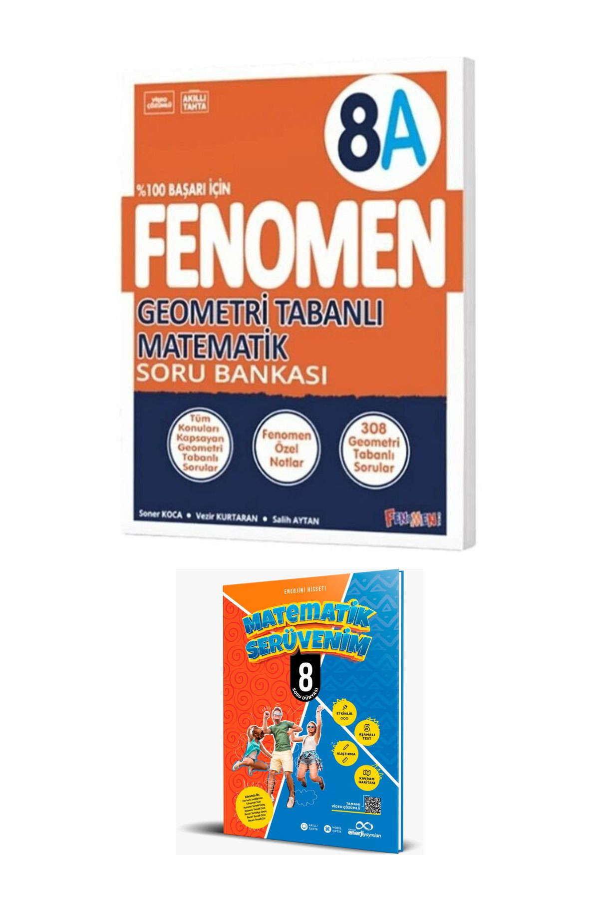 Fenomen Yayıncılık 2025 - 8. Sınıf Geometri Tabanlı Matematik 8A Soru Bankası (Matematik ...