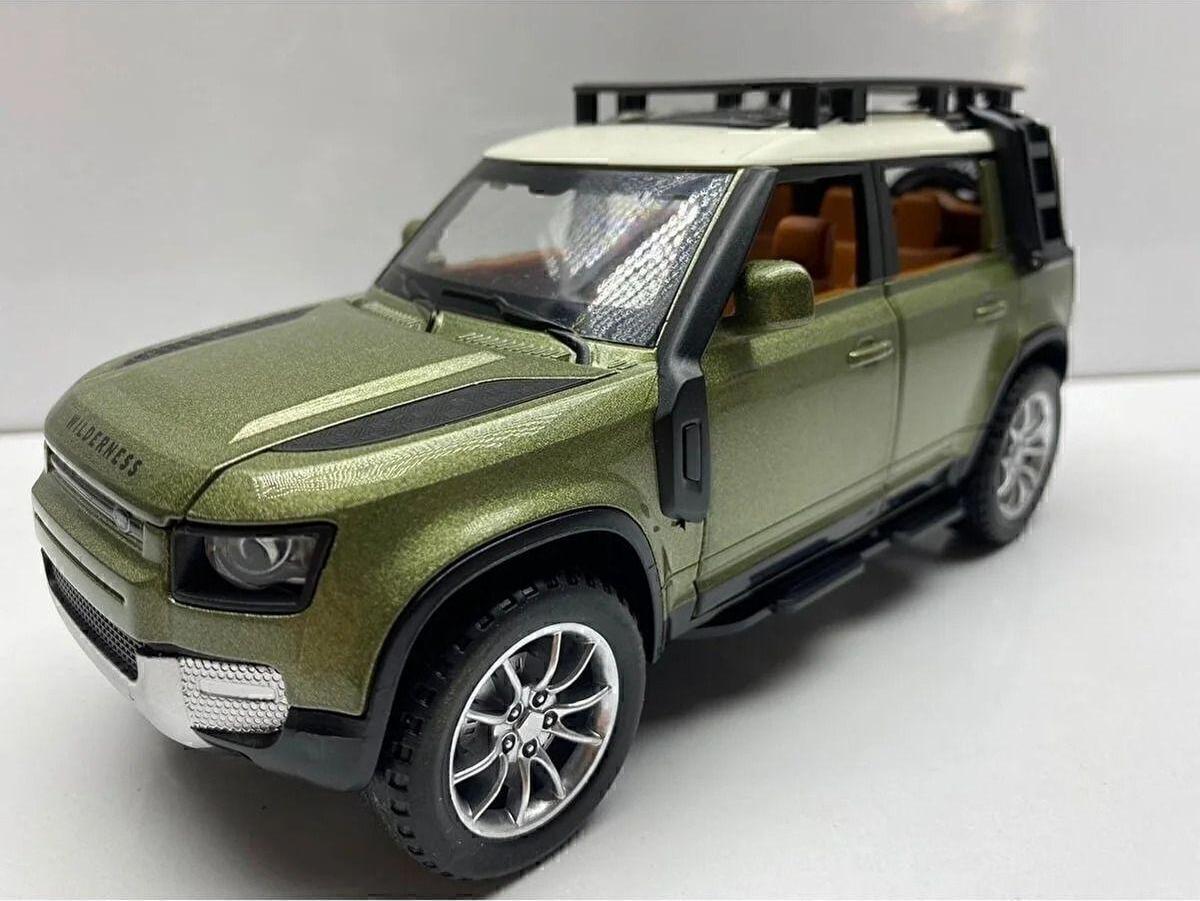 Hepsilazım Land Rover Defender Jip Diecast Metal Oyuncak Model Araba 20 ...
