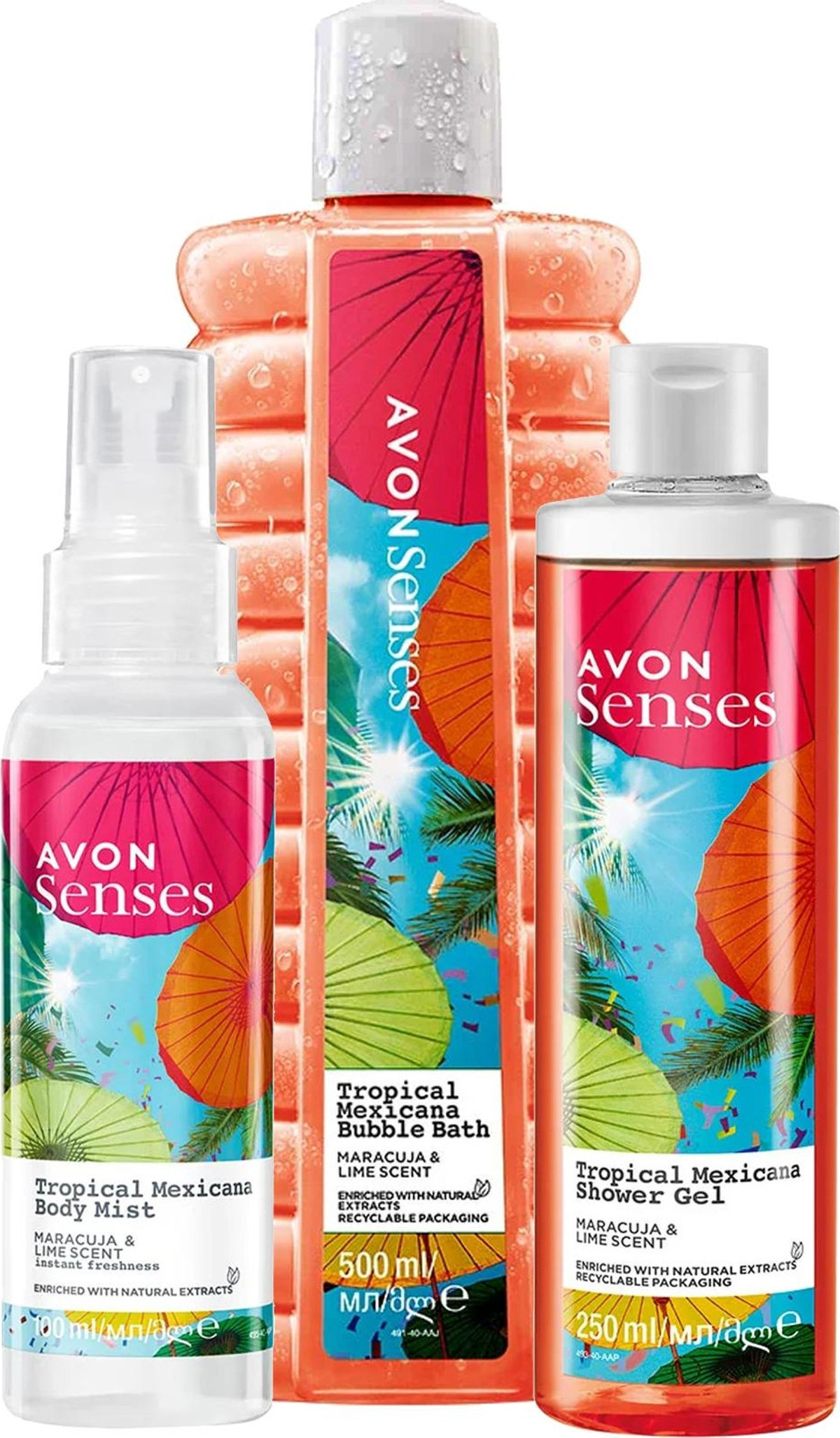 Tropical Mexicana Duş Jeli Banyo Köpüğü ve Vücut Spreyi Paketi - idefix