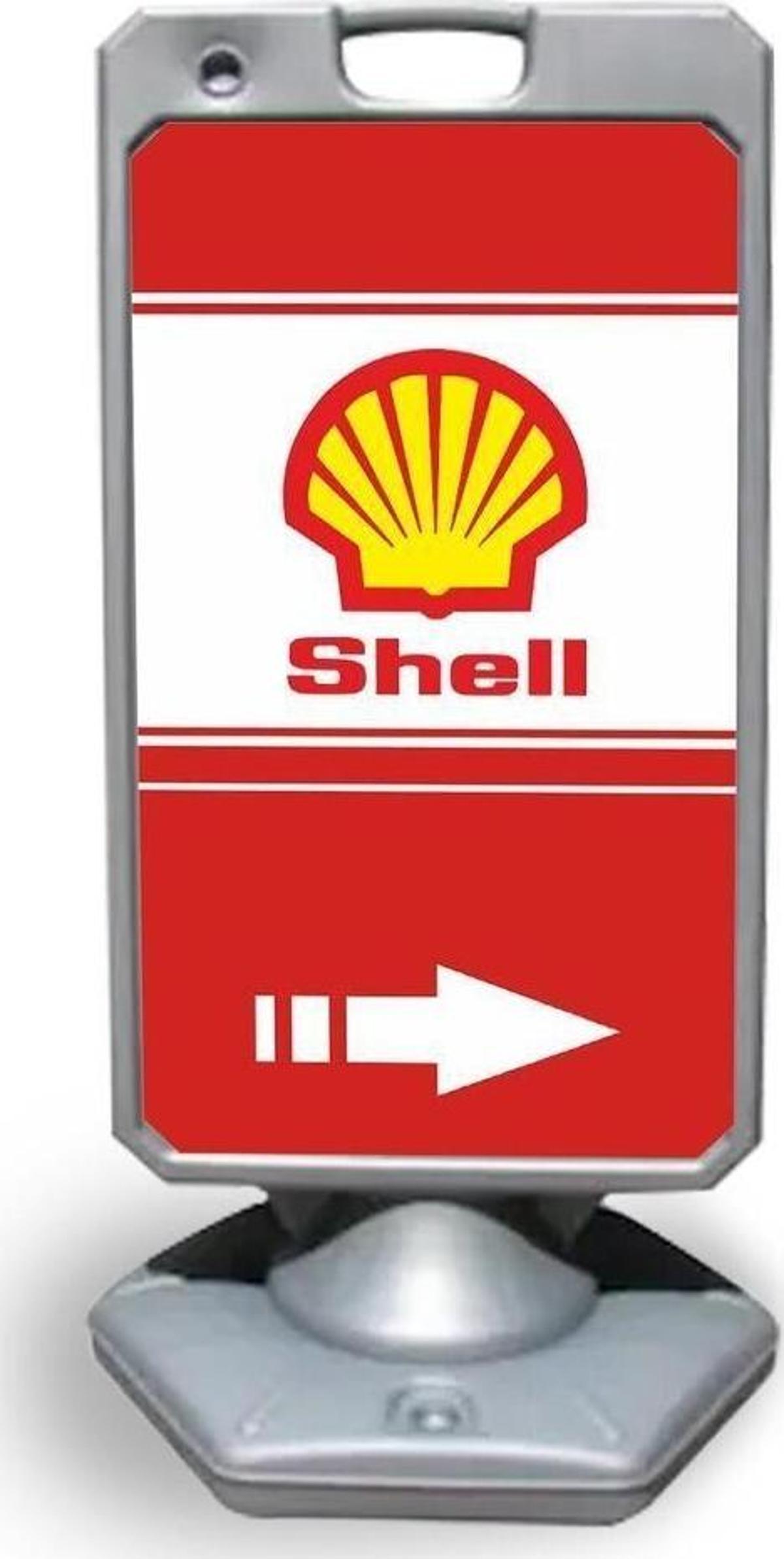 Shell Reklam Ve Yönlendirme Uyari Dubasi A Tabela Gri - idefix