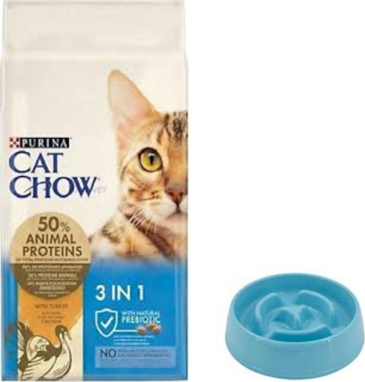 Purina Cat Chow Cat Chow 3Ü1 Arada Hindili Yetişkin Kedi Maması 15 Kg ...