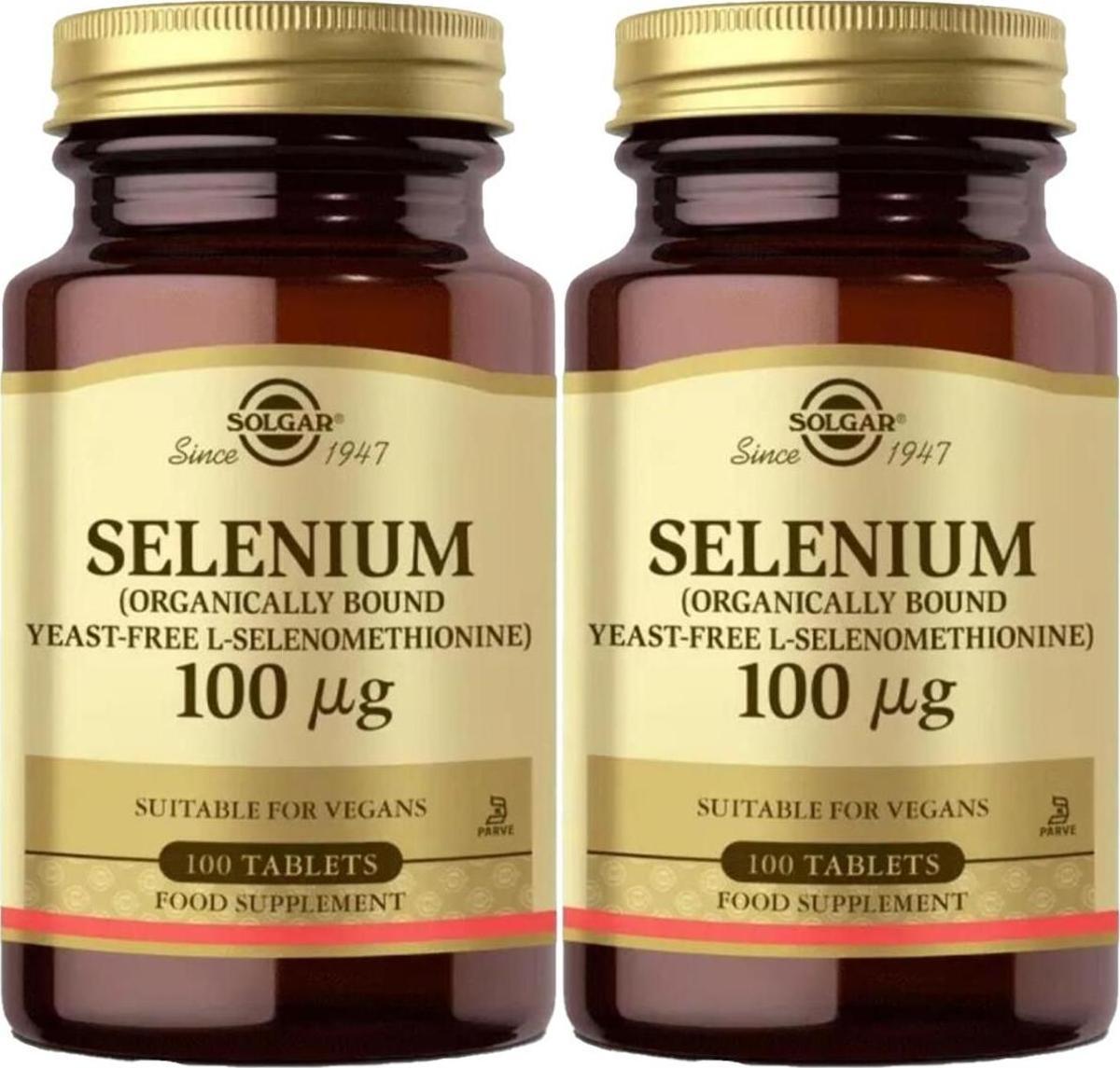 Solgar Selenium 100 Tablet 2 ADET - idefix