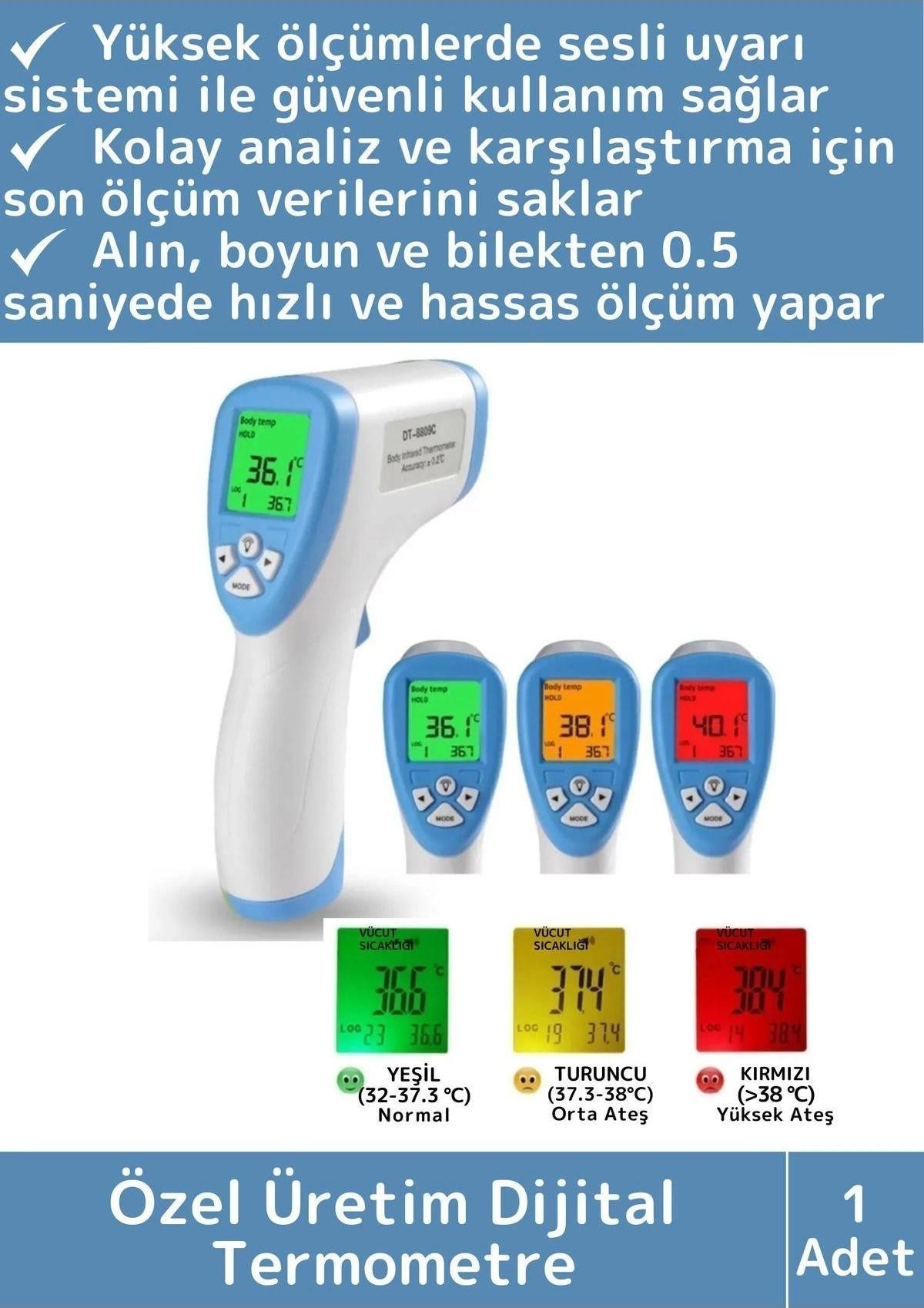 Özel Üretim Kızılötesi Pil Temassız Alın Boyun Bilek Dijital Ultra ...