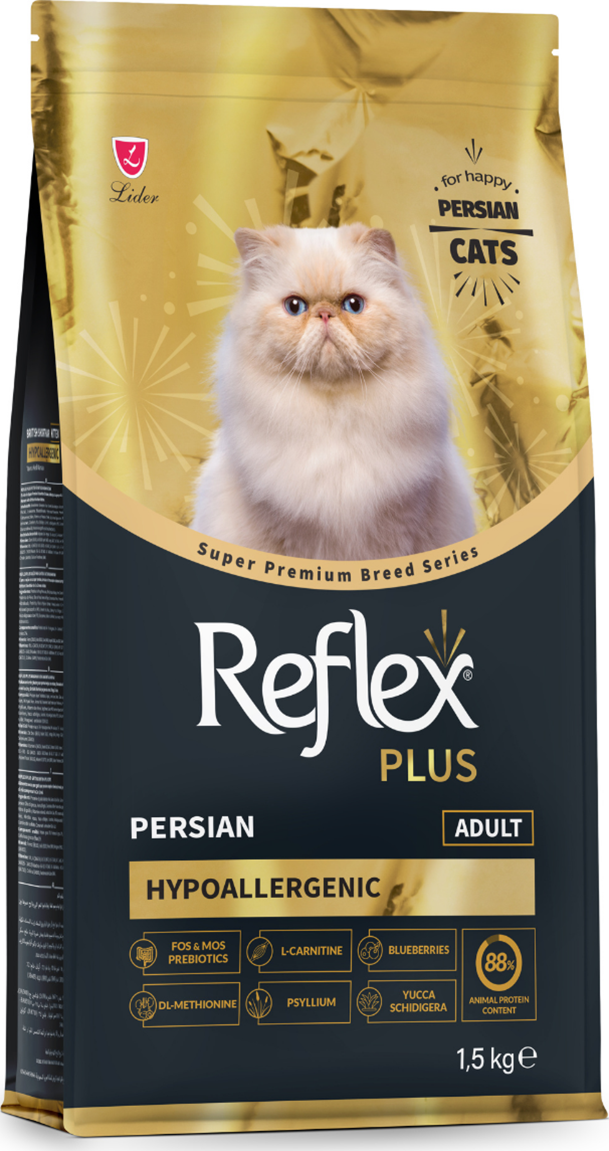 Reflex Plus Persian (İran Kedisi) Yetişkin Kedi Maması 1,5 kg - idefix