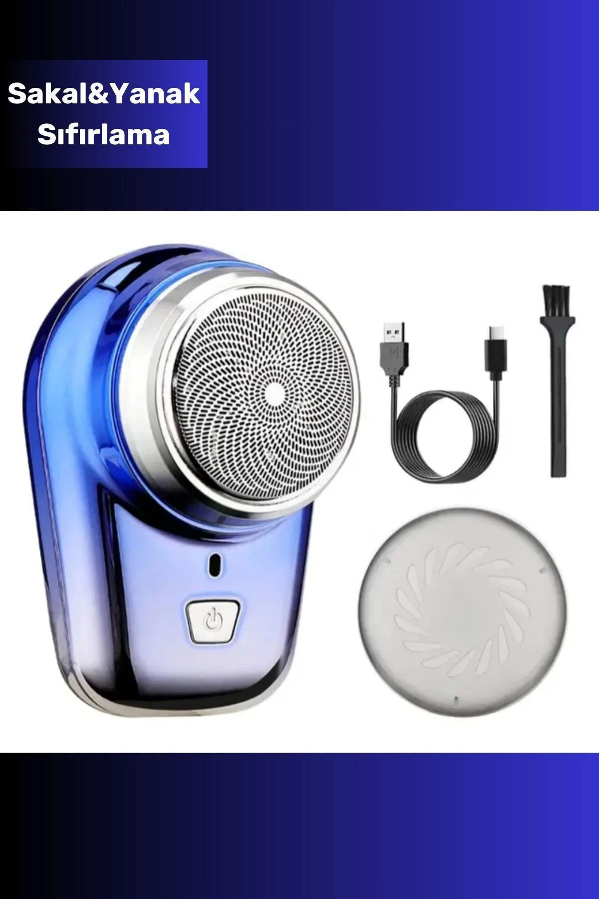 Premium Seri Taşınabilir Sakal Yanak Sıfırlama Tıraş Makinesi - idefix