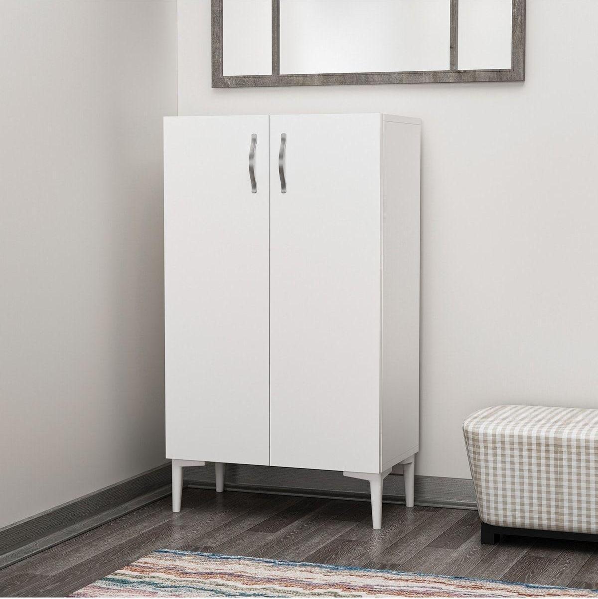 Zerka Concept Real Ayakkabılık Çok Amaçlı Dolap Beyaz - idefix