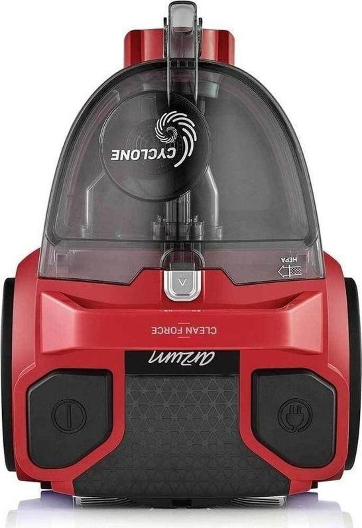 Arzum Clean Force Cyclone Red 890 Watt Hepa12 Filtreli Yüksek Emiş ...