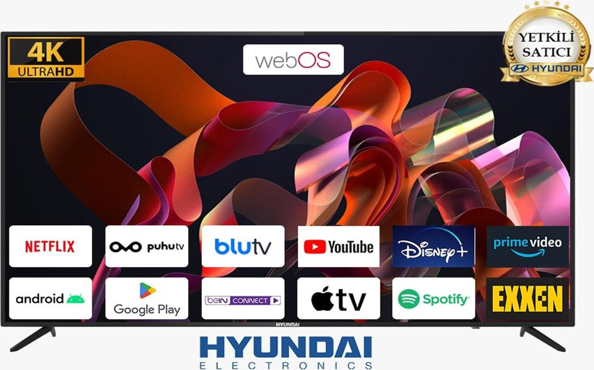 Hyundai 50hyn3205 50'' 127cm Ekran Webos Android 4k Ultra Hd Uydu ...