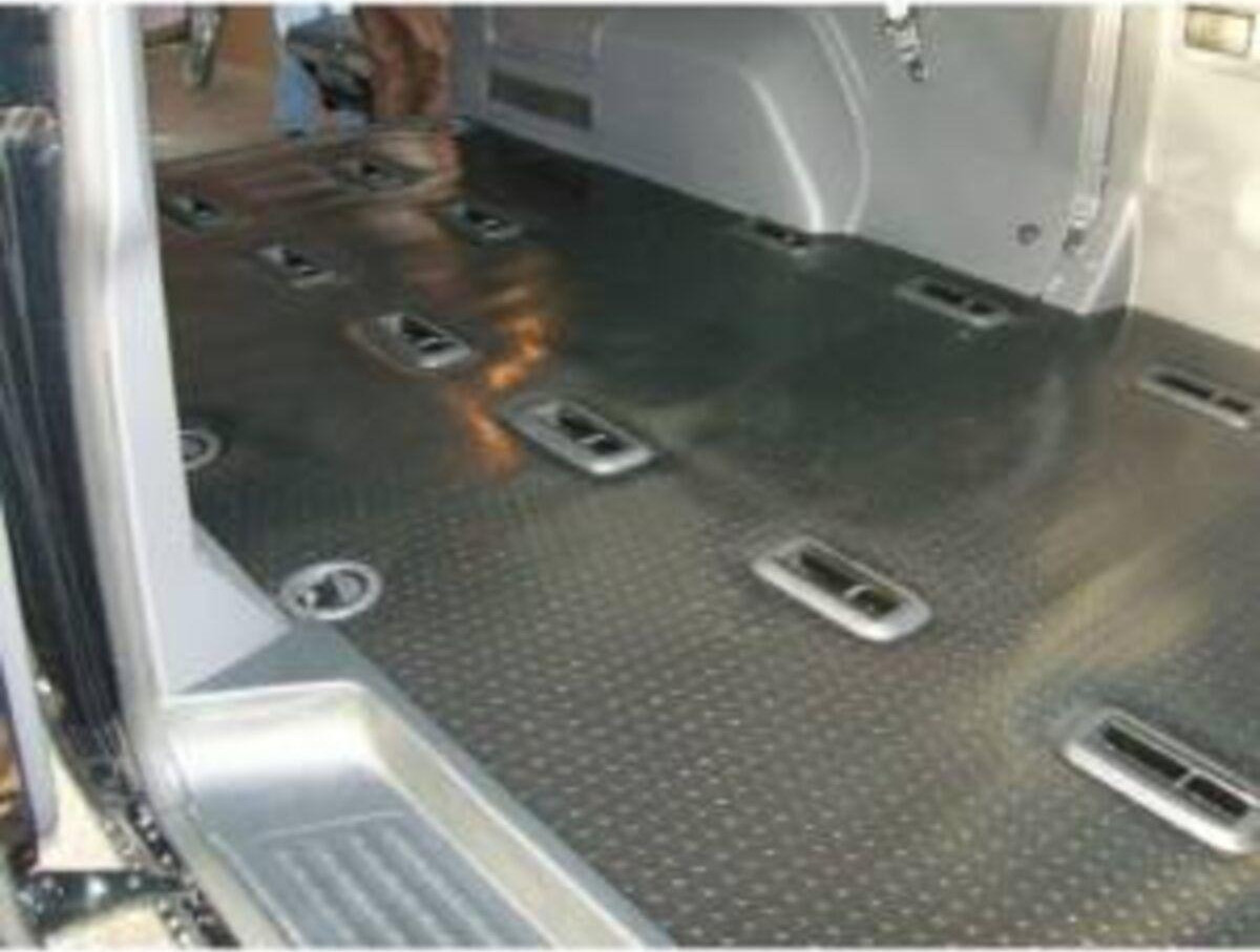 Gereksiz Şeyler Siyah Pvc Kalın Paralı Zemin Kaplama Otomobil Yer ...