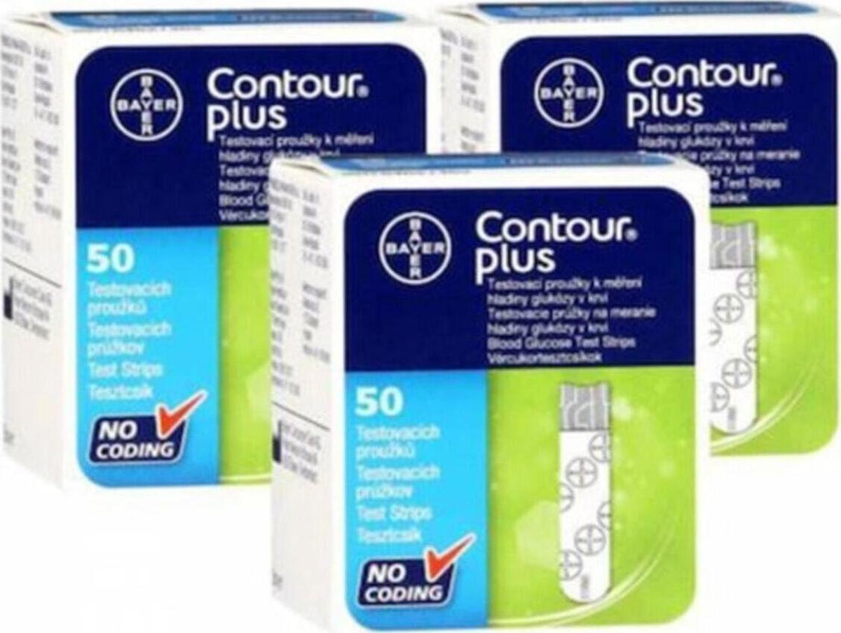 Bayer Contour Plus Test Stripleri 50'Li-3 Adet-Skt:05/2022 - idefix
