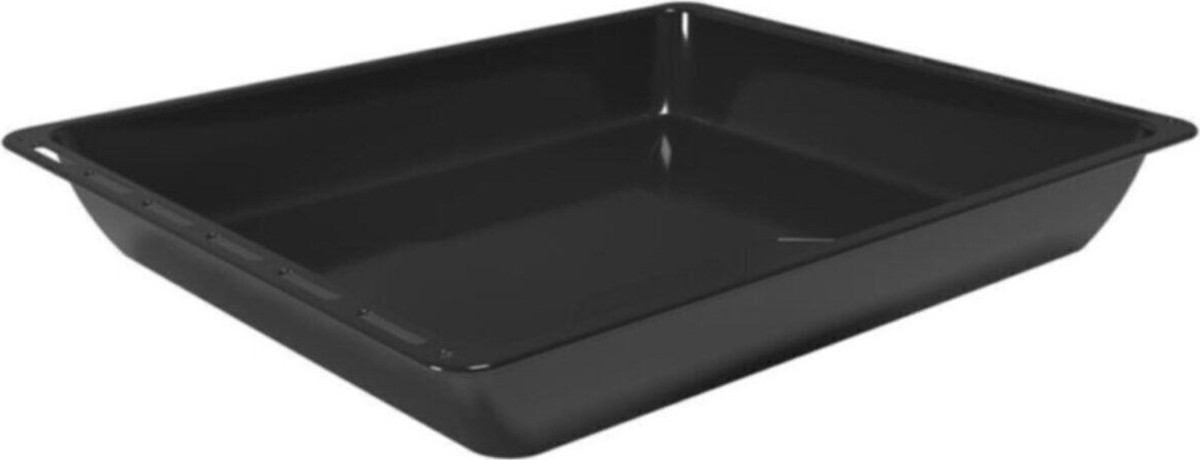 Kurch Emaye Fırın Tepsisi 42X38X3 Cm Siyah Dikdörtgen Büyük Boy - idefix