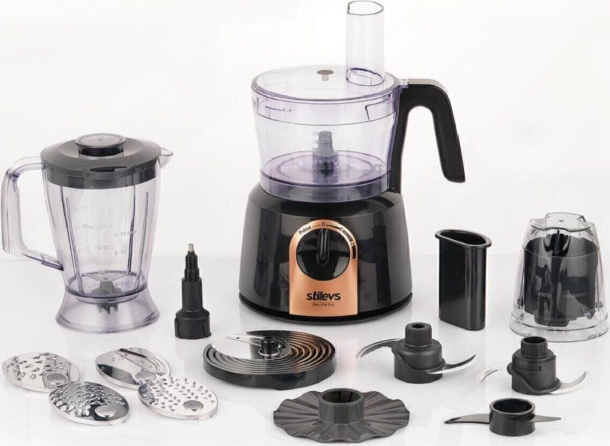 Stilevs Maxi Chef Pro Mutfak Robotu-siyah&bakır - idefix