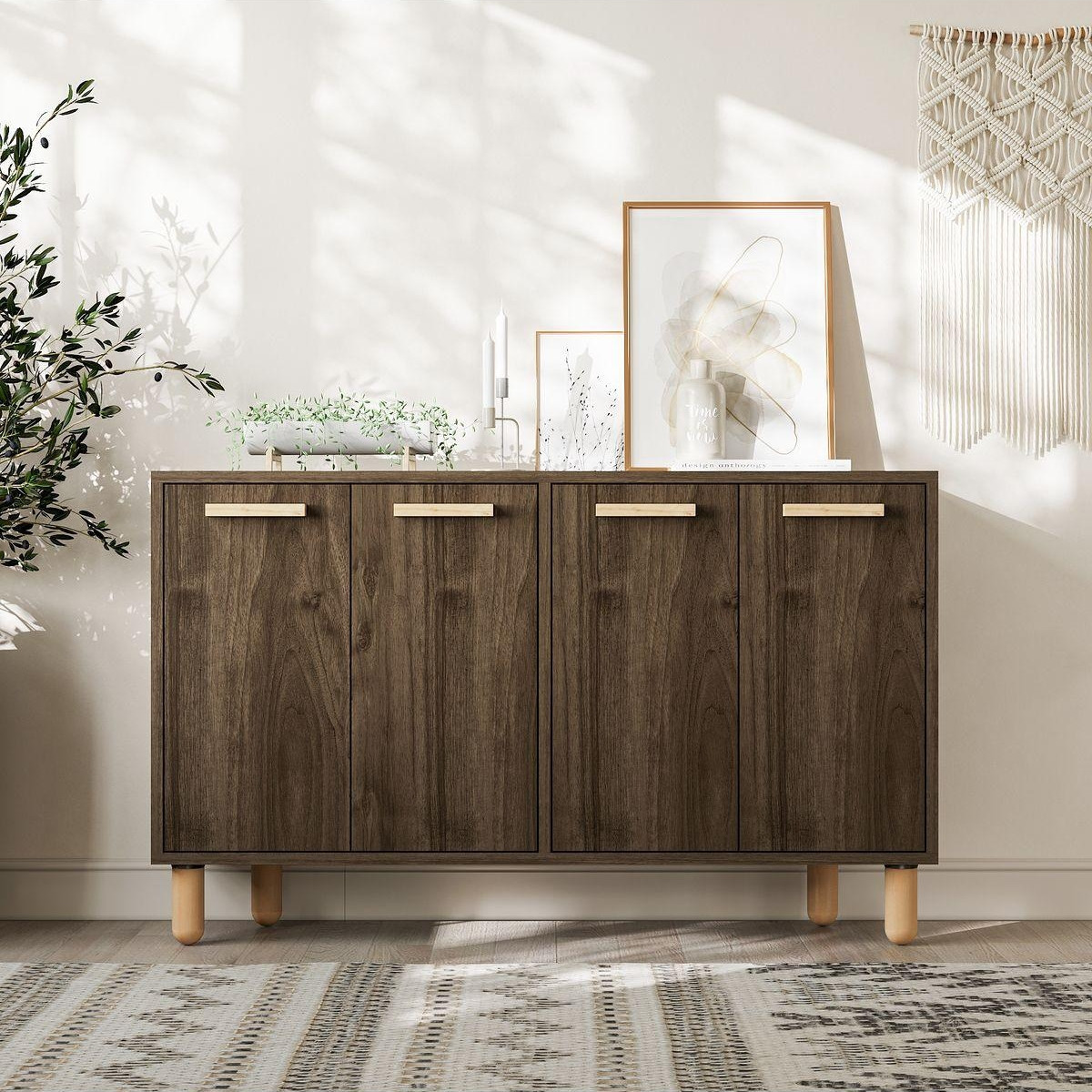 Mert Sert Mobilya Venedik Konsol Çok Amaçlı Dolap Ayakkabılık Kahve ...