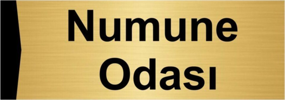 Özarslan Dizayn Numune Odası 5X20Cm Altın Renk Metal Yönlendirme ...