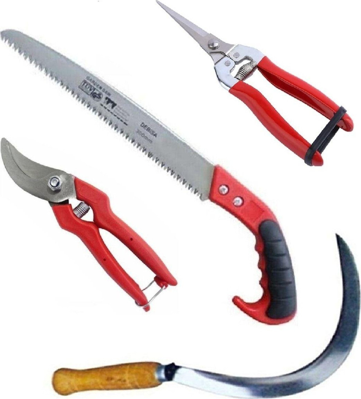 Depolife Bahçe Bağ Budama Makası Ağaç Dal Kesme Testeresi Ot Orak Çalı ...