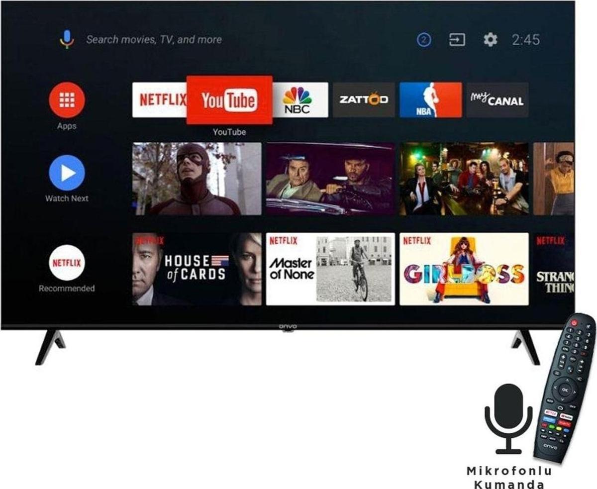 ONVO Ov32F700 32" 81 Ekran Uydu Alıcılı Hd Ready Android Smart Led Tv - idefix