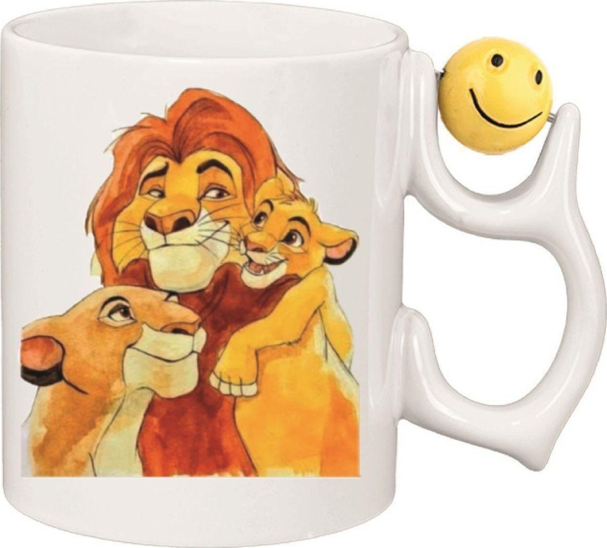 Kişiye Özel Aslan Kral Simba Ve Ailesi Kalp Kulplu Özel Süblimasyon ...