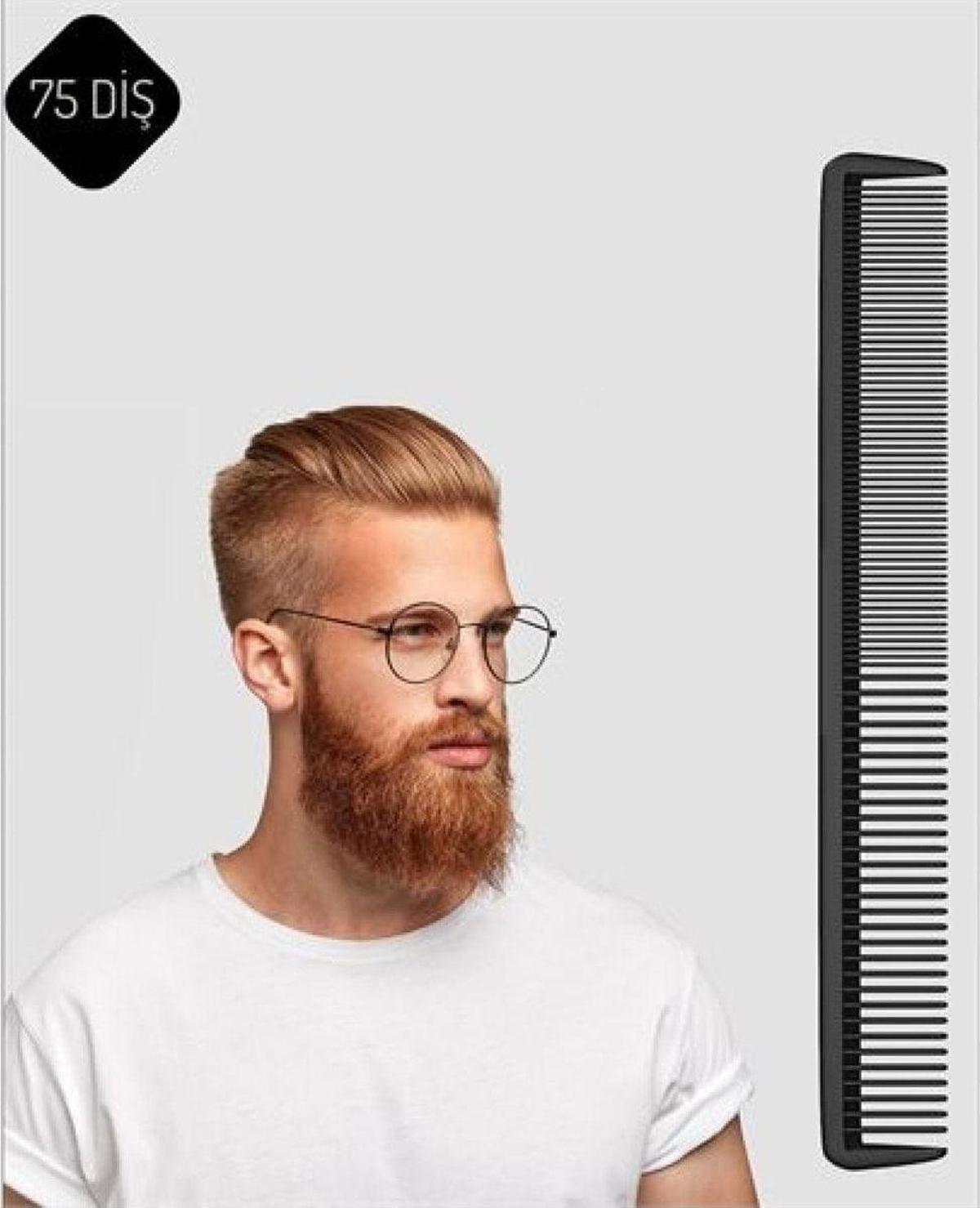 Transformacion 6 Adet Jess Ince Uzun Profesyonel Klasik Tarak Siyah ...