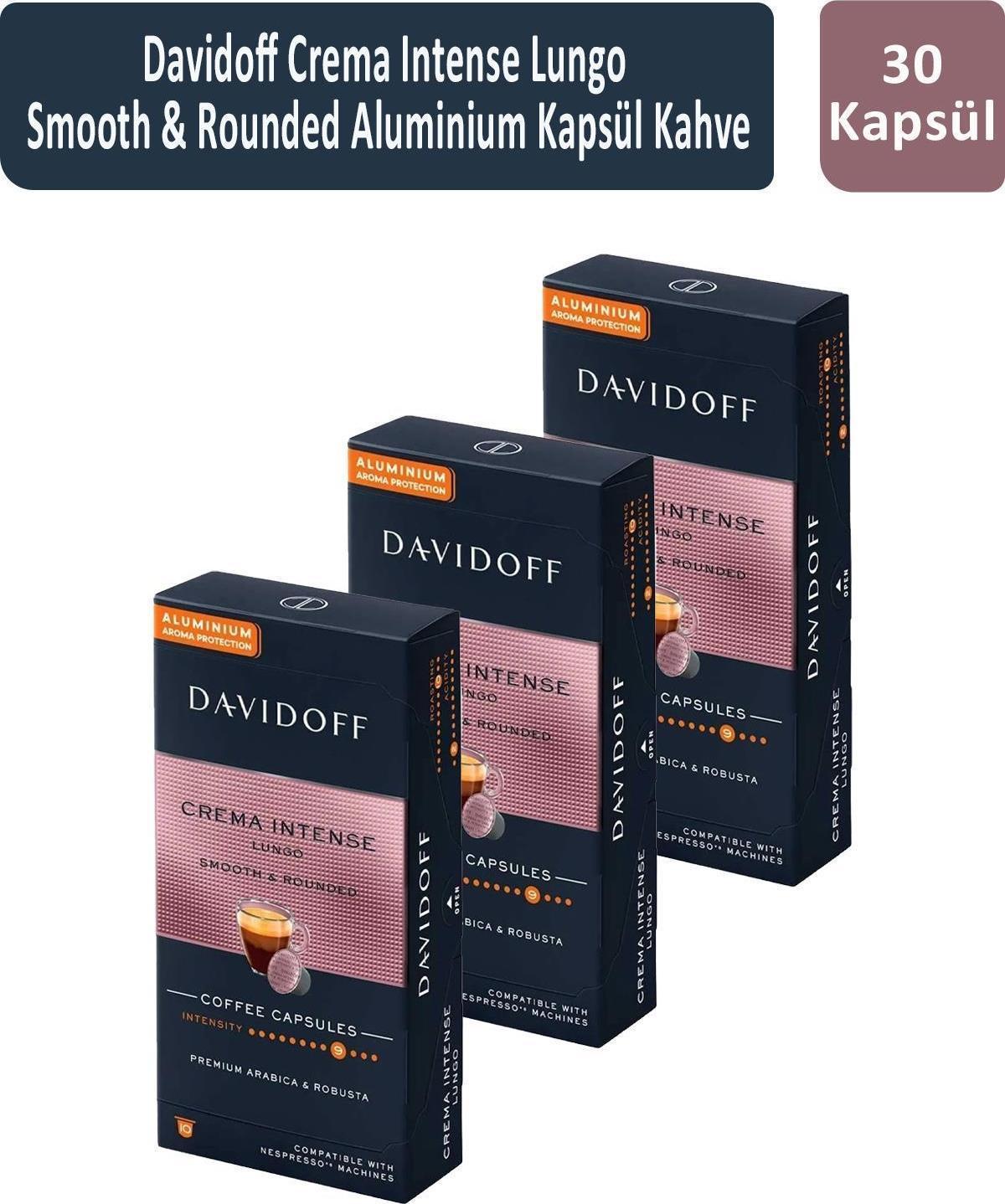 Davidoff Crema Intense Lungo Smooth & Rounded Kapsül Kahve x 3 Adet - idefix