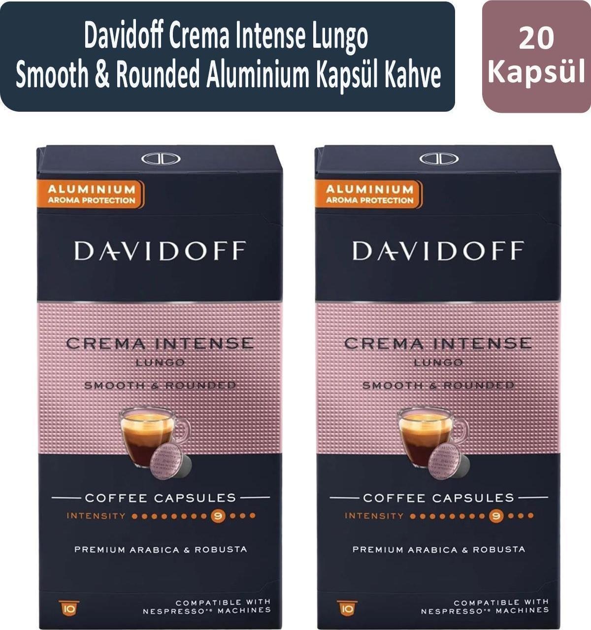 Davidoff Crema Intense Lungo Smooth & Rounded Kapsül Kahve x 2 Adet - idefix