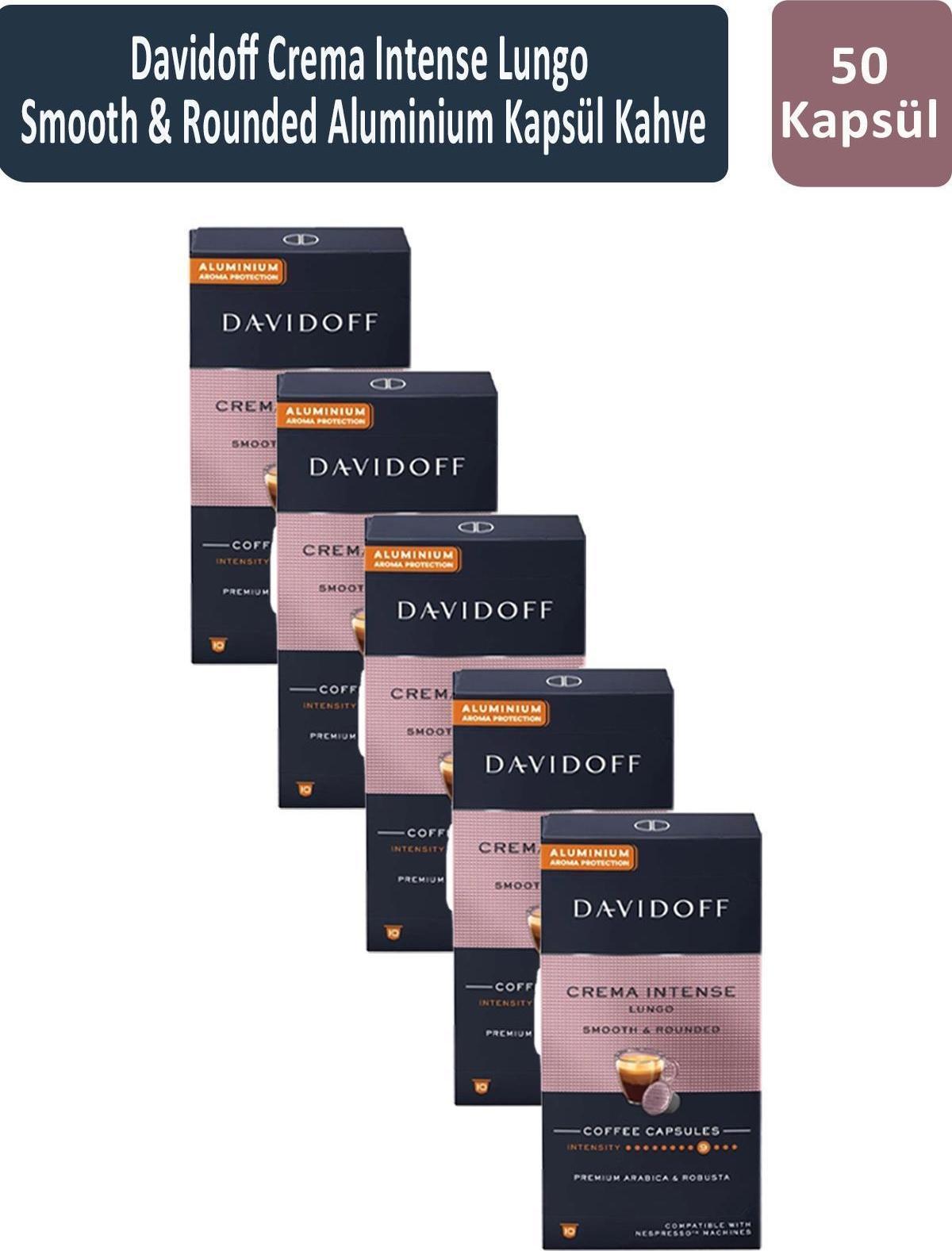 Davidoff Crema Intense Lungo Smooth & Rounded Kapsül Kahve x 5 Adet - idefix