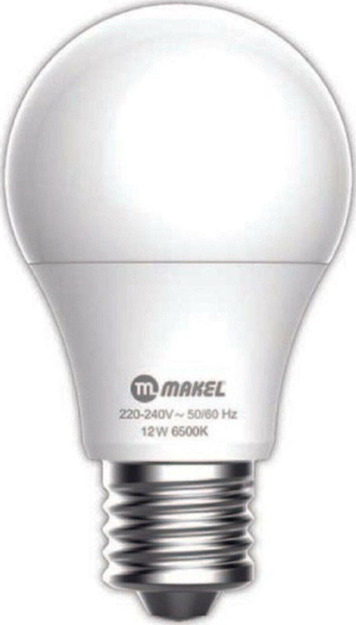 Makel 12W Led Ampül 6500K Beyaz Işık - idefix