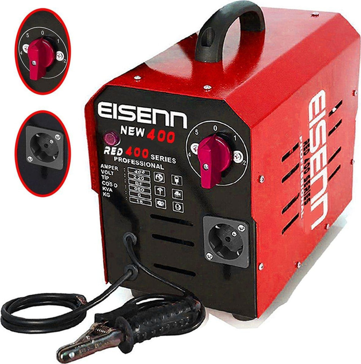 Eisenn Alman New Series Red 400 Amper 5 Kademeli Bakır Sargılı ...
